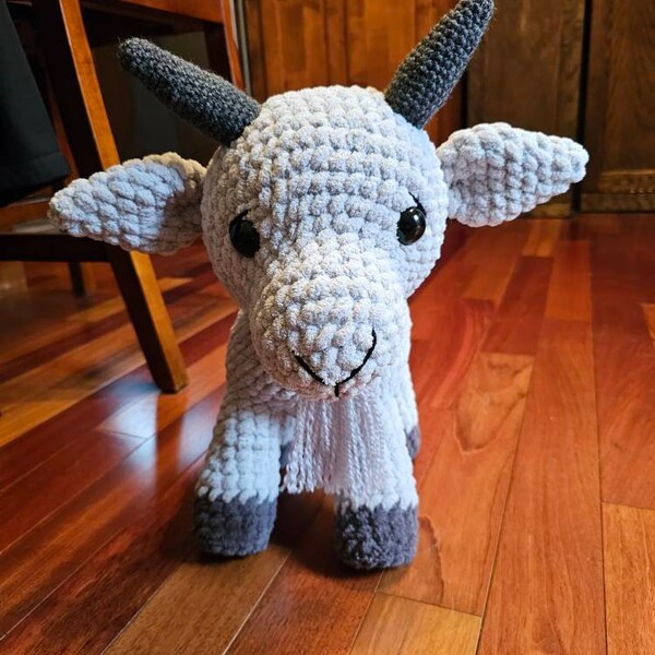 Goat Amigurumi Pattern, Crochet Farm Animals Pattern, Plush Goat ...