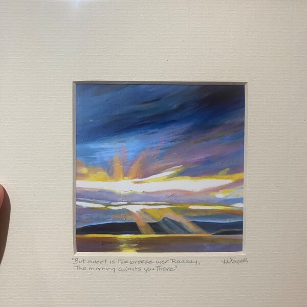 Isle of Skye Art, Scalpay Sunset, Isle of Skye, Scottish Highlands ...