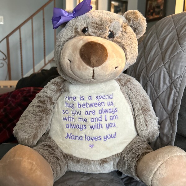 Comfort Bear, Memorial Bear, Ashes Urn, Huggable Urn, Baby Loss, Angel ...