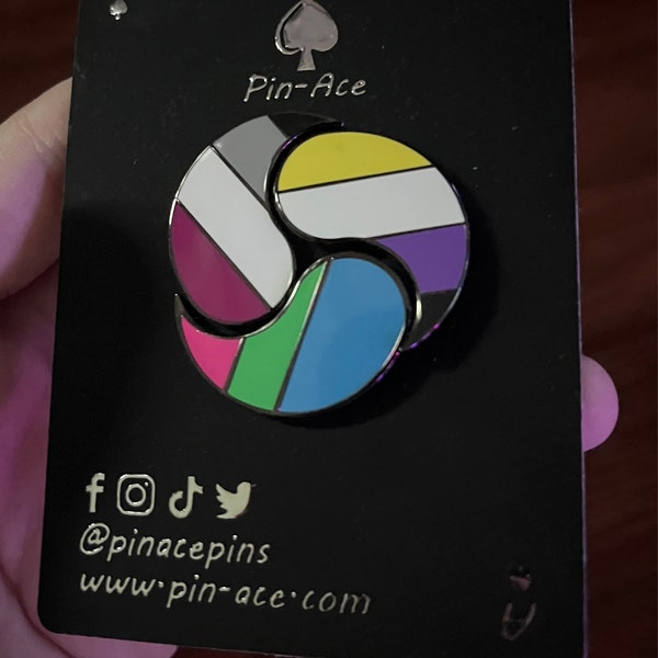 Customizable Pride 3-pin Set UPDATED LGBT Gay Bi Lesbian Trans Ace ...