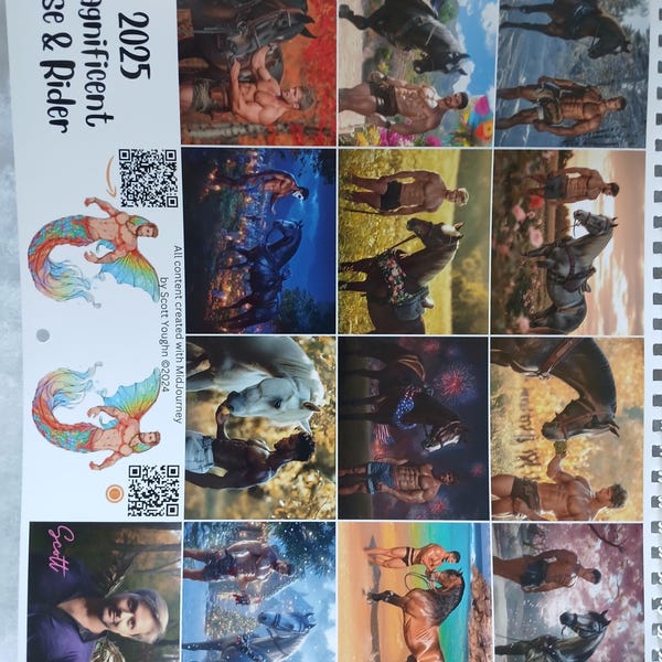 Mermen of 2024 - Poster Collection | Poster Version of 2024 Calendar ...