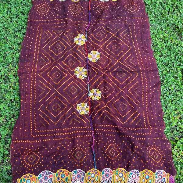 Colombian Mola Vintage Applique Cloth Pouch Textile Art From South ...