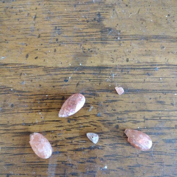 Sunstone Non-faceted Smooth Side Drilled Pear Shape Briolette 7mm X ...