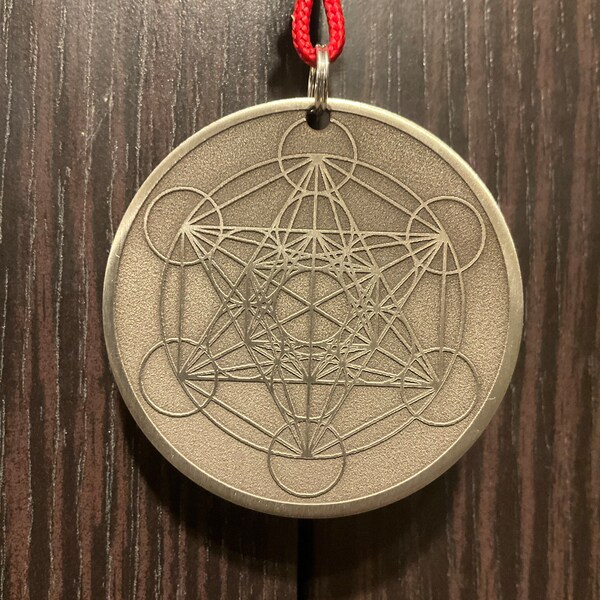 METATRON'S CUBE Coin || Angel Metatron's Cube Coin || Amulet ...
