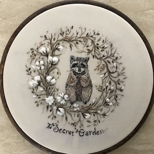 Embroidered Cushion,bird on a Flower Branch - Etsy