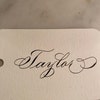 Custom Lettered Tag hand Written Names in Your Choice of Calligraphy ...