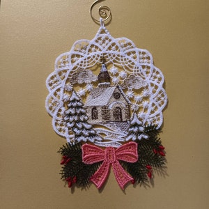 FSL Cross. Tatting Machine Embroidery Design. Christian Cross. - Etsy