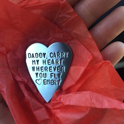 Fly Safe Keepsake to Dad From Kids Father's Day Gift Daddy's Copilots ...