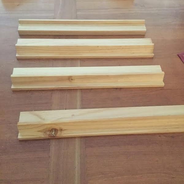 Pack of 4 Mahjong Tile Racks With High Back Ledge - Etsy