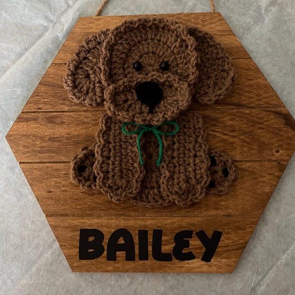 Crochet Pattern - INSTANT PDF DOWNLOAD - Crochet Golden Doodle - Nellas ...