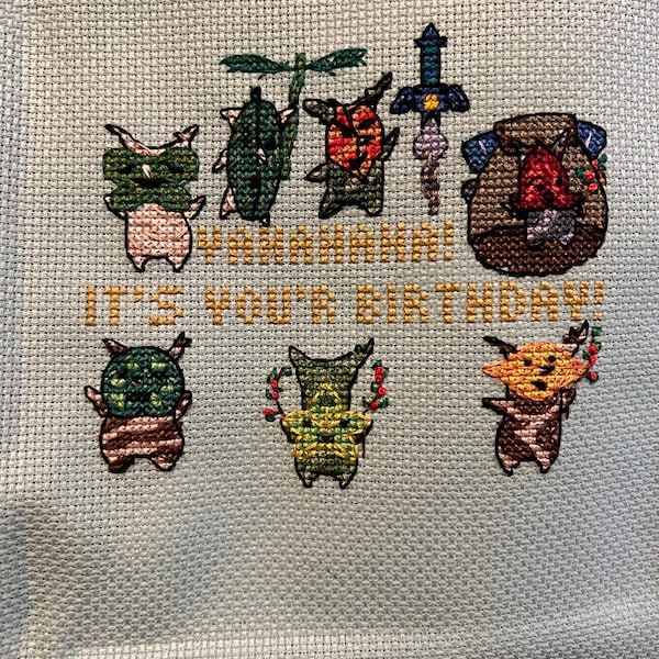 Zelda: Botw Butterflies & Bugs Minis Cross Stitch Pattern - Etsy