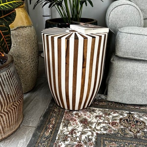 STUNNING HANDMADE SIDE Table Unique Wooden Piece of Art Side - Etsy