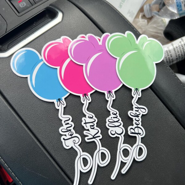 Personalised Mickey Balloon Cruise Door Magnet | Disney Cruise Magnets ...