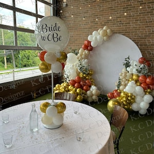 Bride to Be Decal Bridal Shower Backdrop Miss to Mrs Sticker for ...