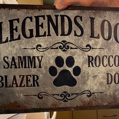 Custom Arch Top Steel With Rusty Edge Metal Sign - Etsy