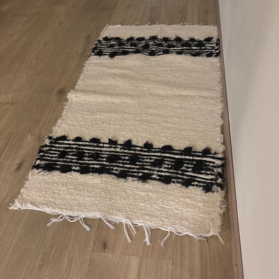 Runner Rug 150 Cm Cream Rug, Kitchen Rug Washable, Beige Cotton Rug ...