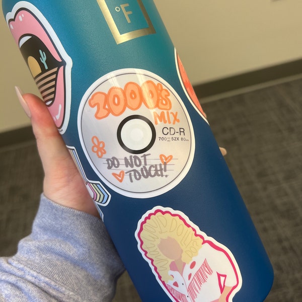 2000s CD Mix Sticker, Sticker for Millennials - Etsy