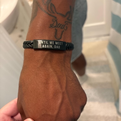 Custom Gift for Dad Bracelet best Dad Ever With Kids Names Personalized ...