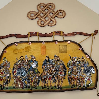 Geometric Mountain Triptych, Three Panels, Rustic Style Wall Art ...