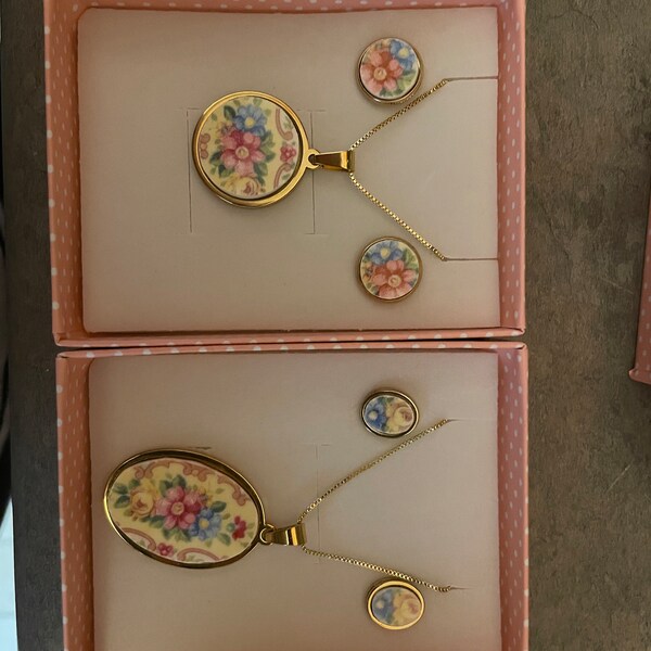 Upcycled Drop Earrings From Vintage Coniston Royal Doulton, Baby Blue ...