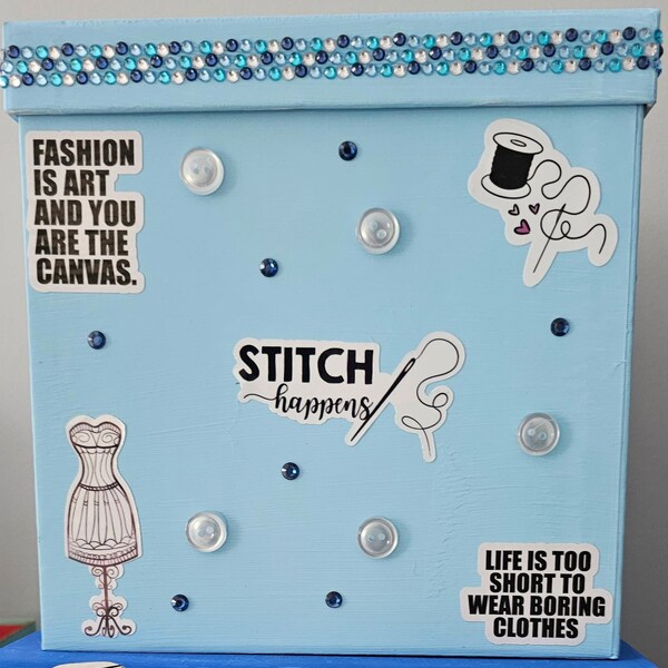 Sewing - Needle and Thread - Seamstress - Craft - Sticker for Journal ...