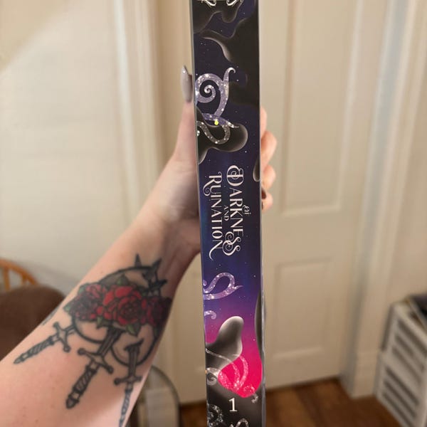 Asteria and Calix Dragon Ride Art Print From of Darkness and Ruination (the Star Queen ...