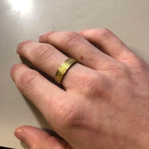 5 Yen Coin Ring, Lucky Coin Ring, Anime, Coin Ring, Promise Ring ...