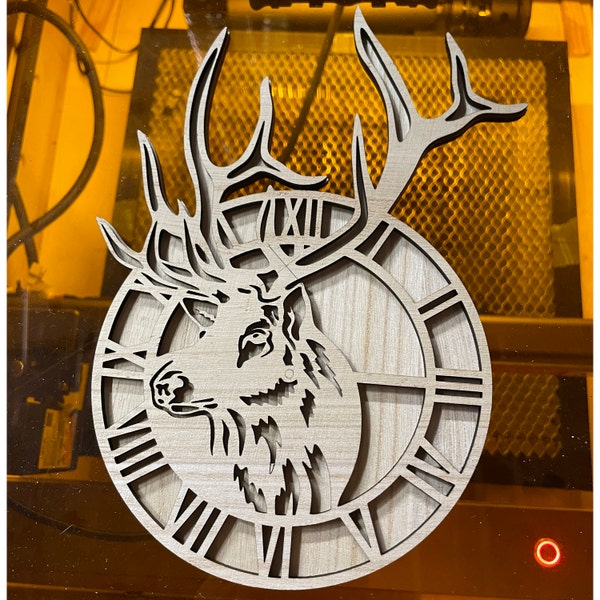 Сlock Svg,clock Face Svg, Deer Svg,commercial Use Svg, Hunting Svg ...