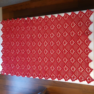 Oval Doily Crochet Pattern, Crochet Table Runner Patterns, Pineapple ...