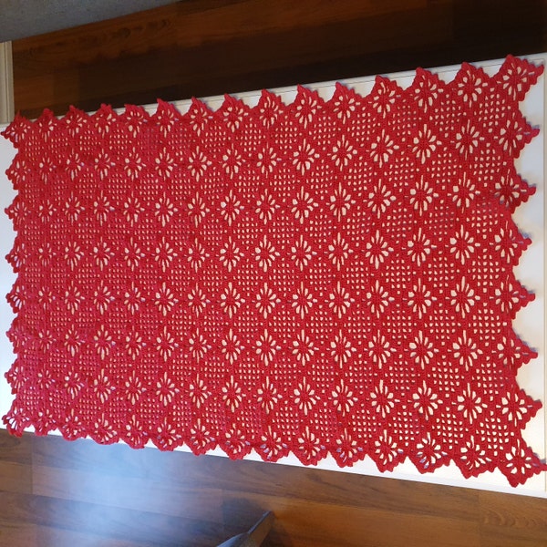 Crochet Pattern Table Runner, Crochet Lace Doilies, Ecru Runner Pattern ...