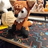 CROCHET PATTERN Lucy the Fox Crochet Amigurumi Stuffed Sitting Forest ...