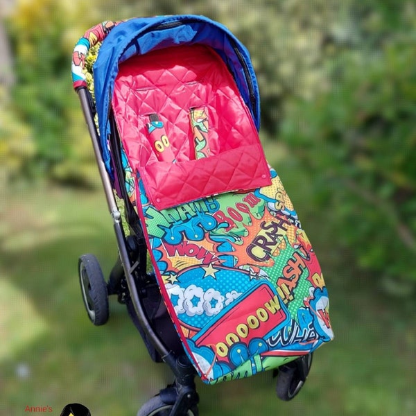 Universal Footmuff, PDF Sewing Pattern, Cosytoes, Sleeping Bag, Pram or ...