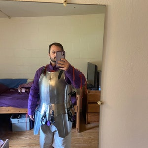 Arms SCA LARP Combat Armor Full Arms Plates With Couters caps Medieval ...