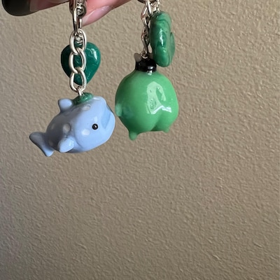 UFO Cow Keychain Handmade Polymer Clay Figurine - Etsy