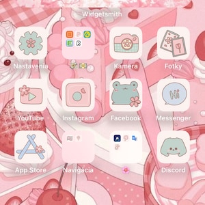 CUTE SAKURA Hand Drawn Icon Pack With Wallpapers Cherry Blossom App ...