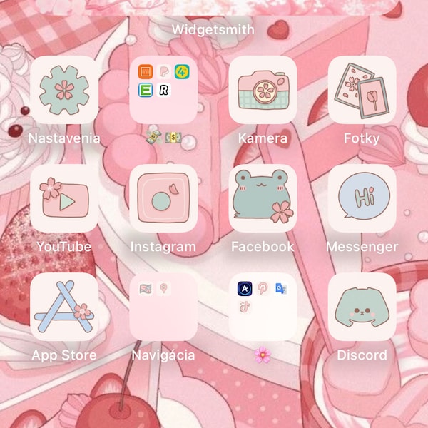 CUTE SAKURA Hand Drawn Icon Pack With Wallpapers | Cherry Blossom App ...