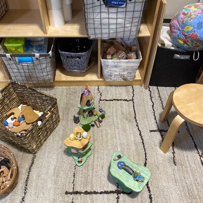 Wood Play Mat for Small World Playscapes Prehistoric or - Etsy