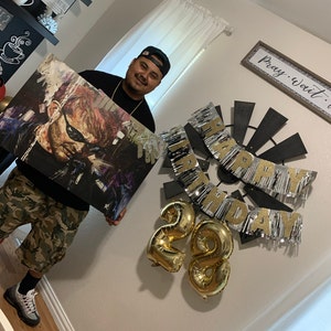 Lewis Hamilton BLM Giclee Print on Canvas Art for Home - Etsy UK