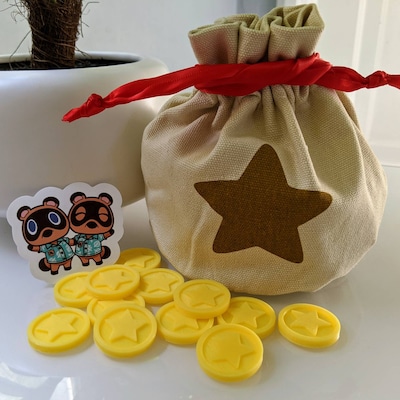 Animal Crossing Coins Replica Coins, Multiple Amounts and Colors ...