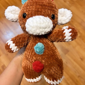 DIGITAL PATTERN: Gingerbread Cow Crochet Plushie - Etsy