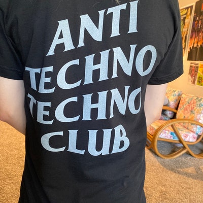 Anti Techno Techno Club Shirt Funny Tech House Rave Warehouse - Etsy