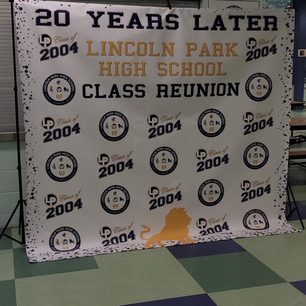 Class Reunion Backdrop, Class of Backdrop, Class Reunion Step and ...