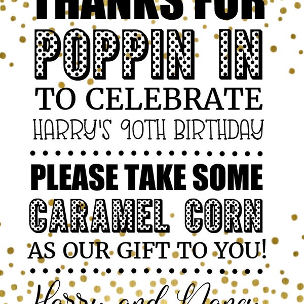 Personalized 50th Stickers - Etsy