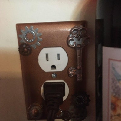 Copper Industrial / Steampunk Outlet Cover is Handcrafted Made From ...