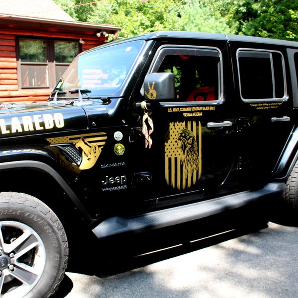 4runner Side Window Decals. American Flag With German Shepherd Dog Head ...