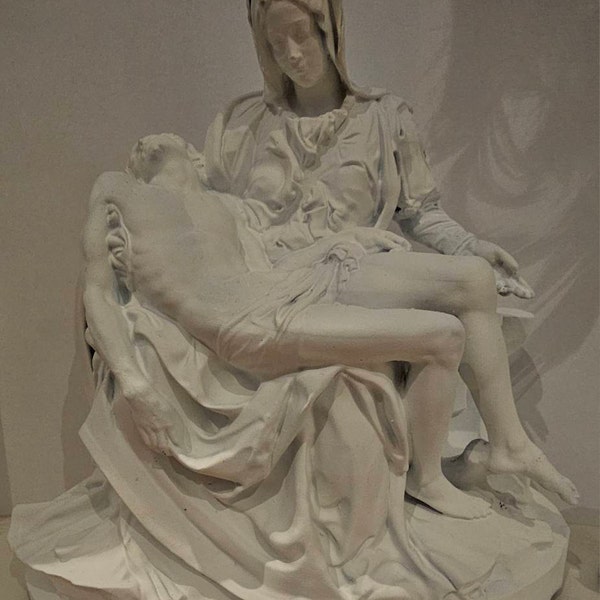 The Pietà of Michelangelo - Hand-painted Resin Replica of Classic ...