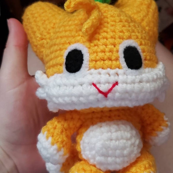 Neutral Chao Keychain PDF Crochet Pattern - Etsy
