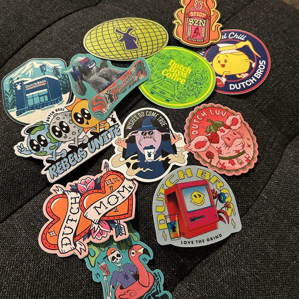 2025 Dutch Bros Stickers - Etsy
