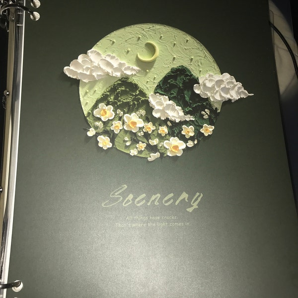 Floral Postcard, 30 Unique Designs Poster Decals Set, Sweet Home Room ...