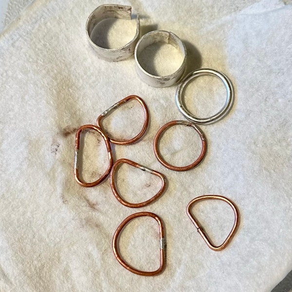 925/999 Pure Sterling Silver Half Round Wire,d Shape Wire,soft Half ...